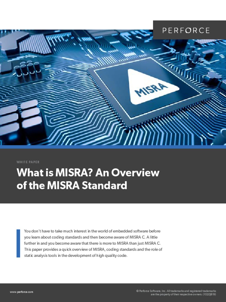 Waht Is MISRA C Standard 1574873790 | PDF | C (Programming Language ...
