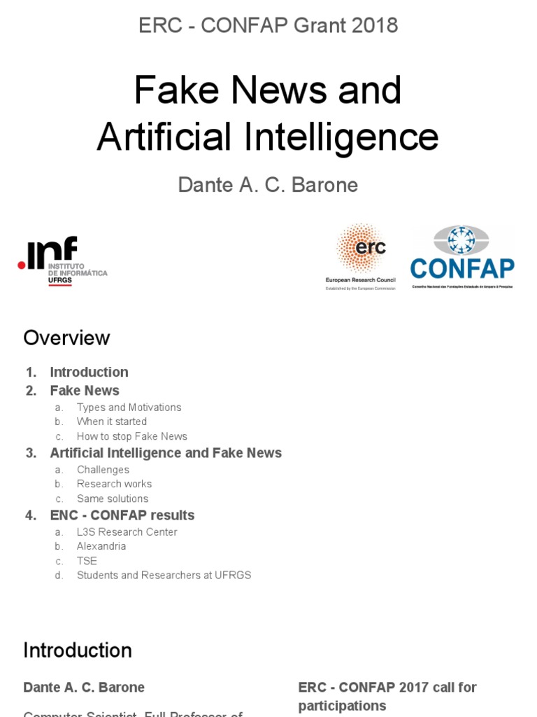 Fake News and Artificial Intelligence PDF | PDF | News | Public Sphere
