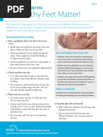 Foot Care Knowledge Questionnaire | PDF