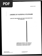 Tablas Ansi | PDF | Standard Deviation | Sample Size Determination