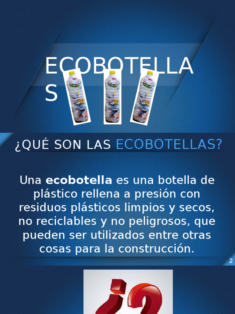 Ecobotellas: Guía de Uso y Beneficios | PDF