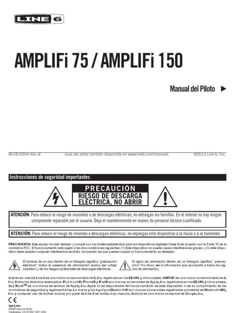 AMPLIFi Users Manual - Spanish | PDF | Tecnología