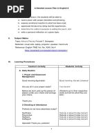 Grade 10 English Lesson Plan: Poetry Analysis | PDF | Cognition