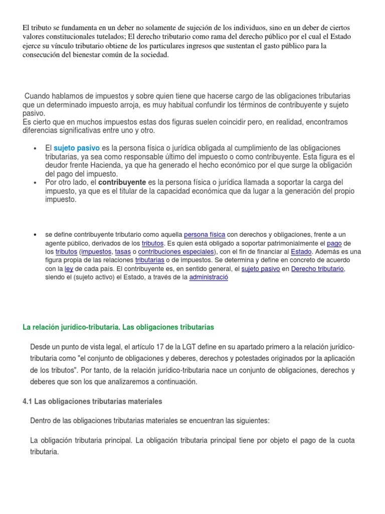 Tributo | PDF | Finanzas y dinero