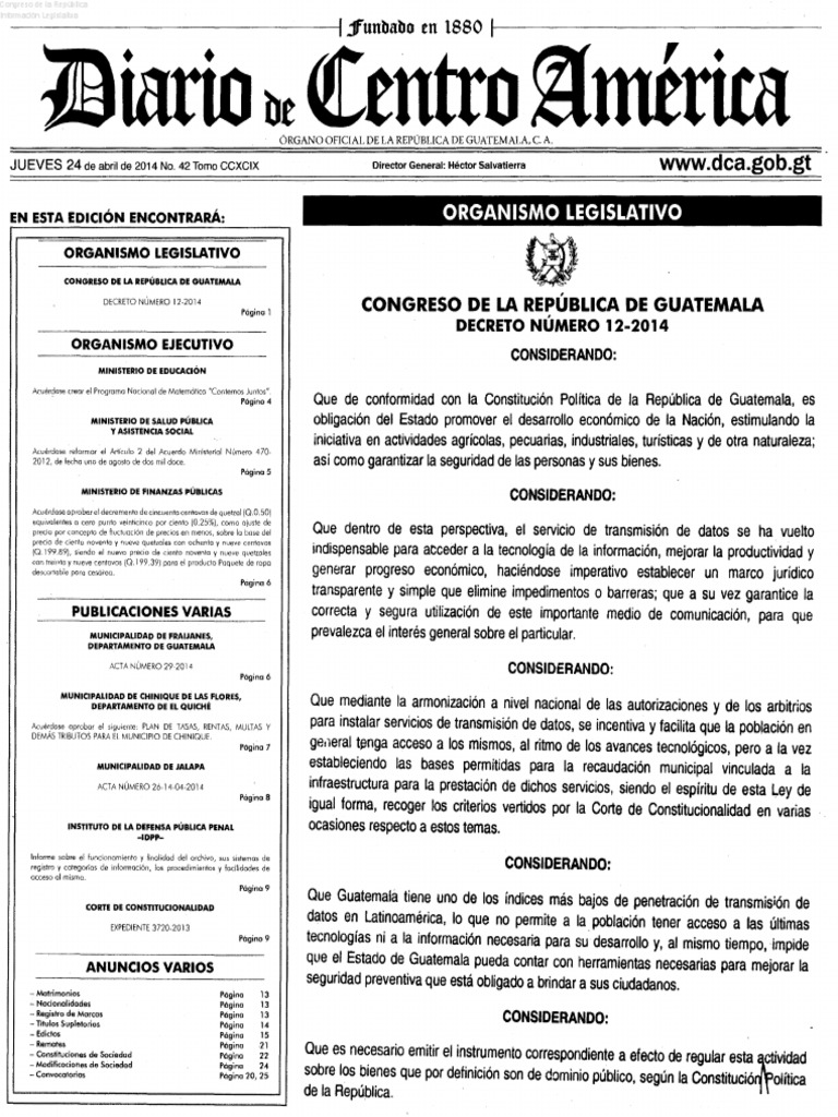 Ley de Fortalecimiento de La Infraestructura Movil Dec.12-2014 PDF | PDF