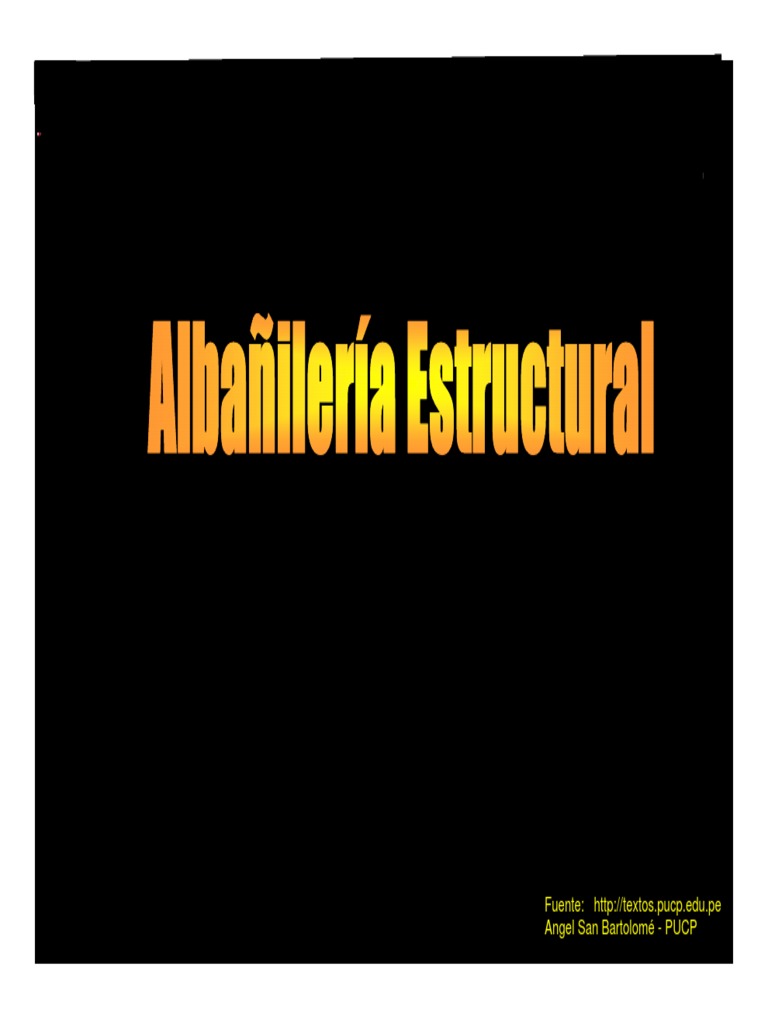 01 Curso Albañileria Estructural Pdf