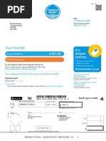 Thames Water Bill Overview 2021 | PDF | Water Supply | Credit Bureau
