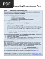 Ifoa - Mitigating Circumstances Form 042023 | PDF