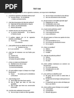 Test Vak | PDF | Aprendiendo estilos | Evaluación neuropsicológica