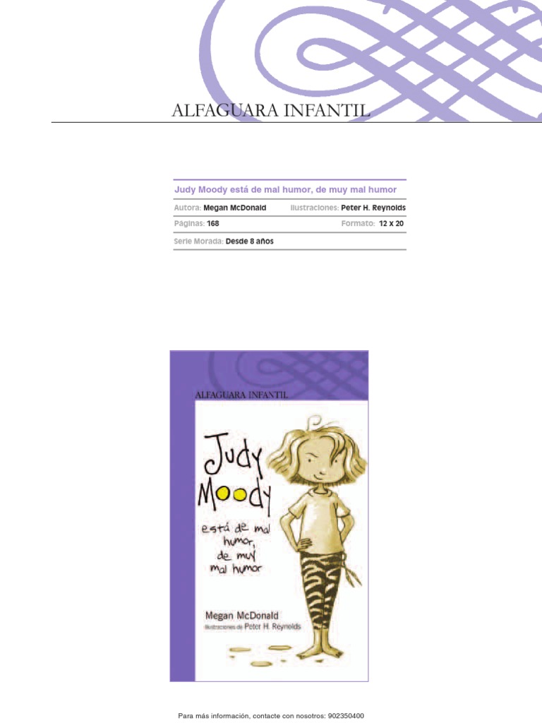 Guia Actividades Judy Moody Esta Mal Humor Muy Mal Humor | PDF | Humor | Creatividad