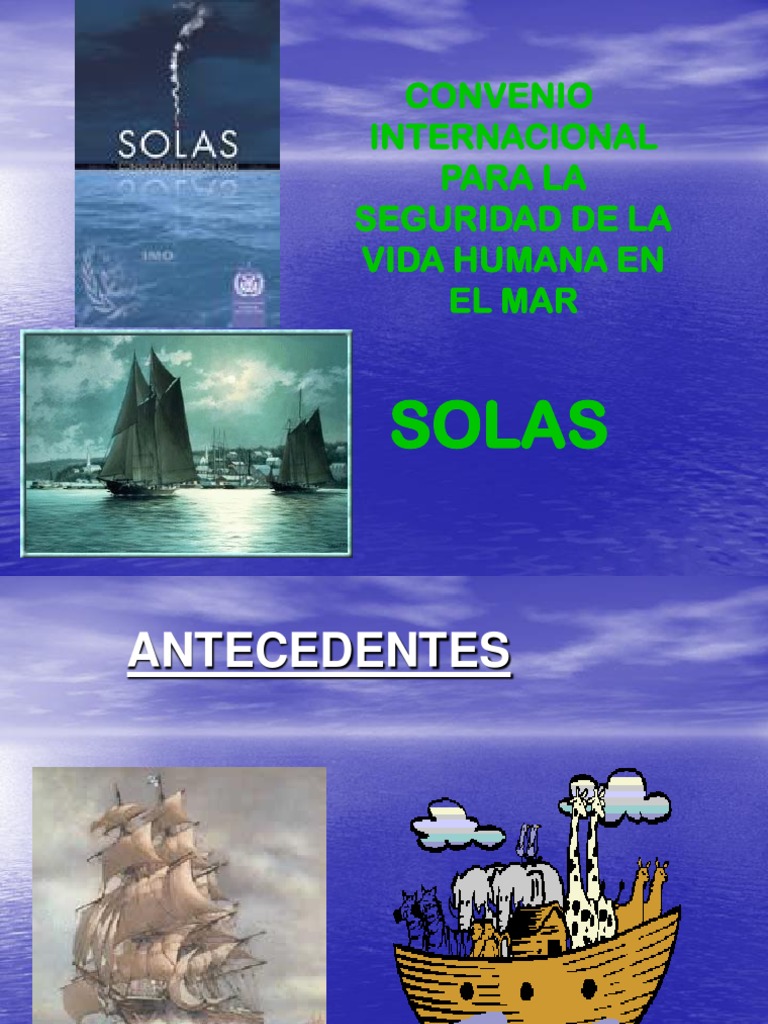 Resumen Convenio SOLAS | PDF