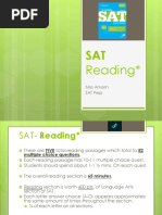 SAT Reading Question Strategies | PDF | Question | Narration