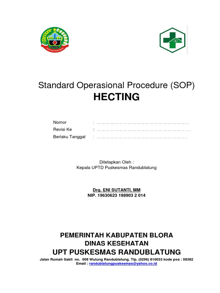Sop Hecting | PDF