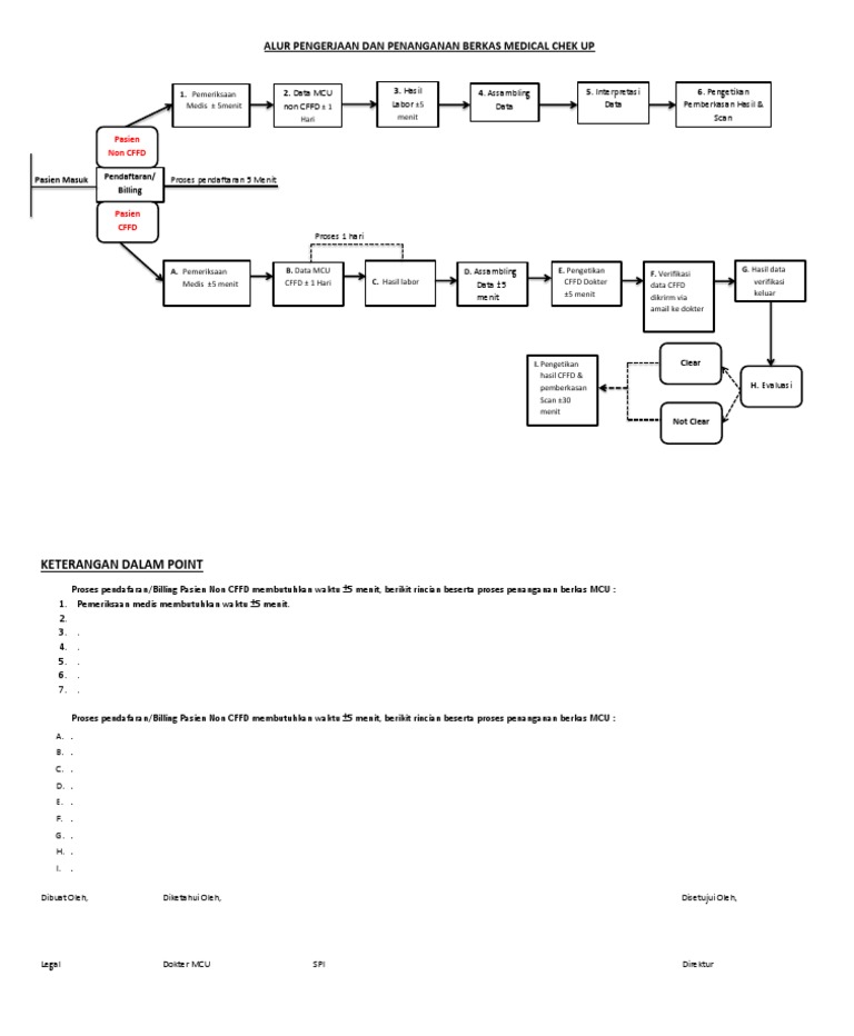 ALUR MCU (Medical Chek Up) | PDF