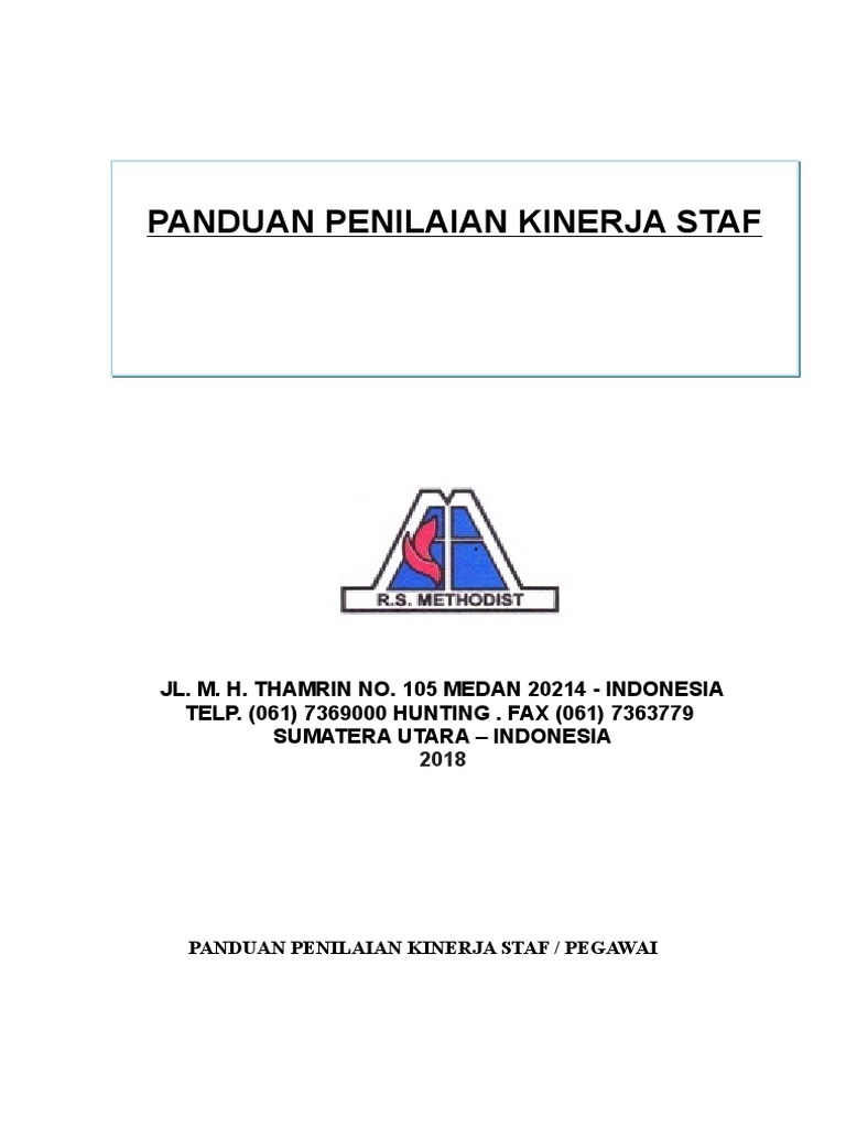KKS.2.1.ep.1-PANDUAN PENILAIAN KINERJA PEGAWAI RSU Methodist | PDF