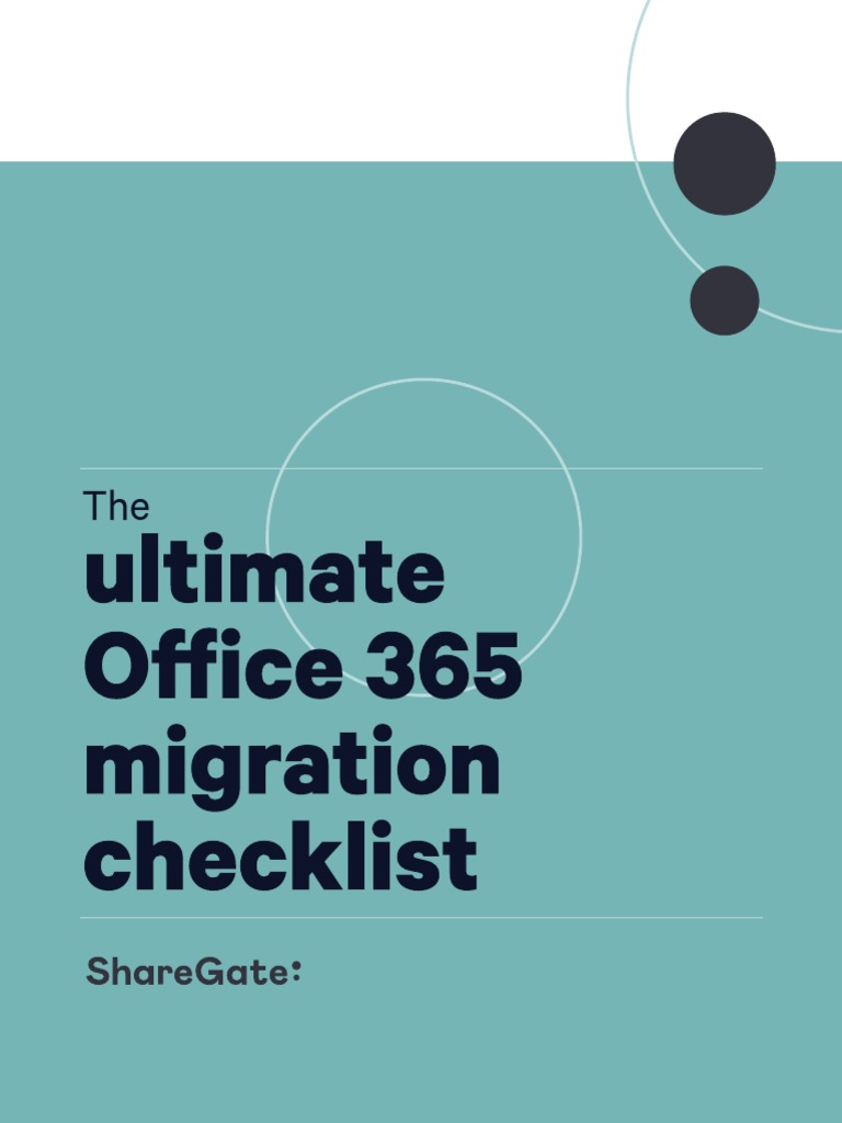 The Ultimate Office 365 Migration Checklist PDF | PDF