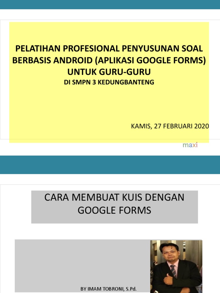 Google Form Kuis Online | PDF | Karier & Perkembangan