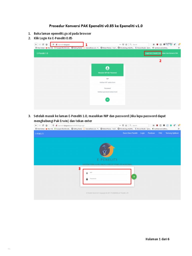 Prosedur Konversi PAK | PDF