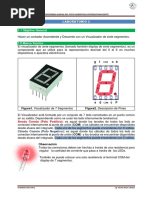Práctica 7. - Display de 7 Segmentos | PDF | Electrónica | Pantalla de cristal líquido