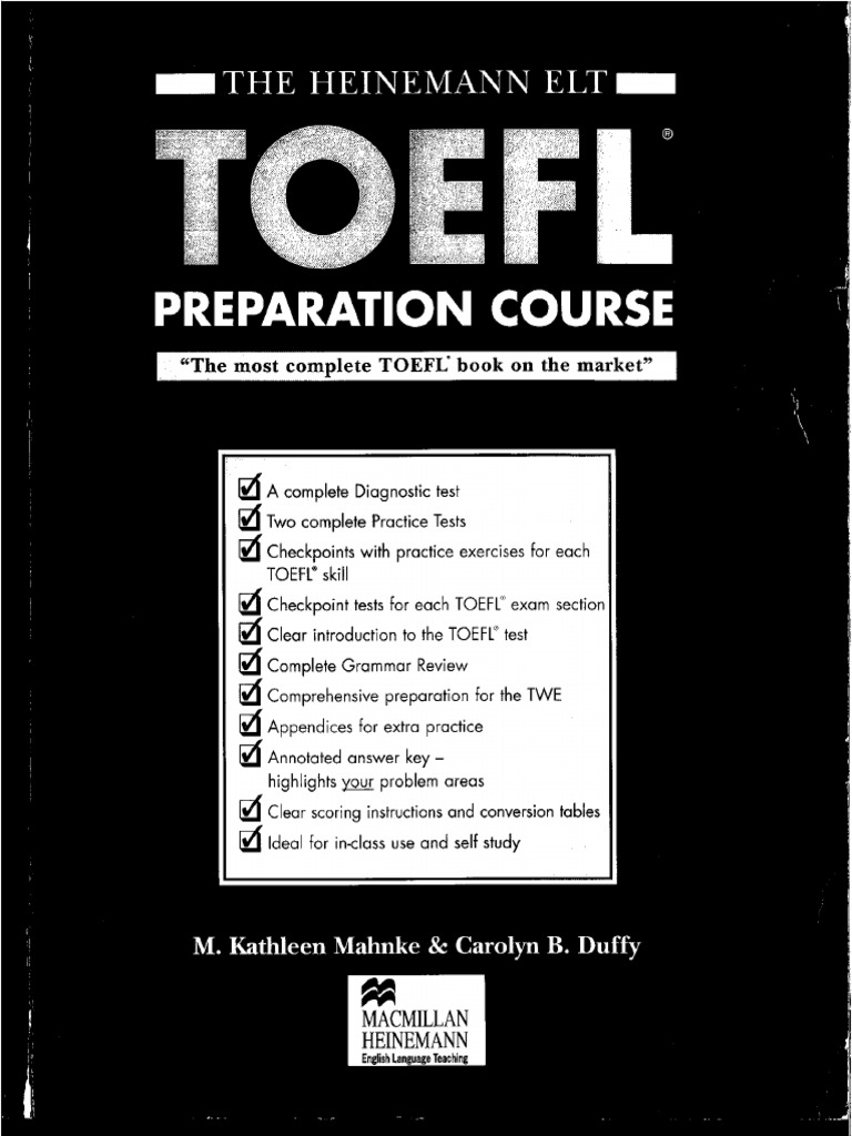 The Heinemann Elt Toefl Preparation Course PDF | PDF