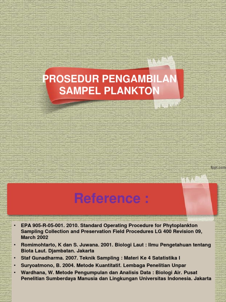Sampling Plankton | PDF