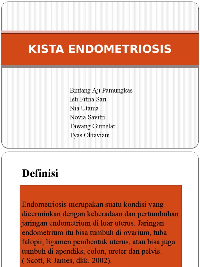 Gejala dan Penanganan Kista Endometriosis | PDF