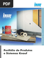 Catálogo de Produtos Knauf | PDF | Drywall | Materiais