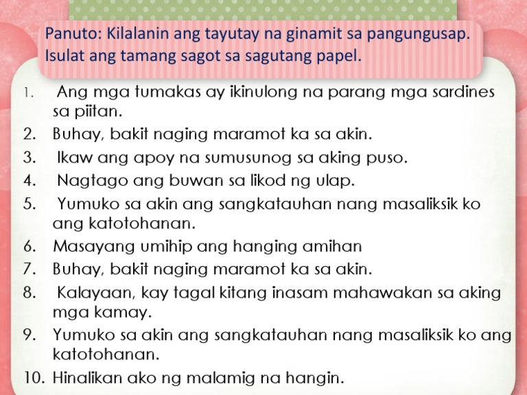 Pagsasanay | PDF