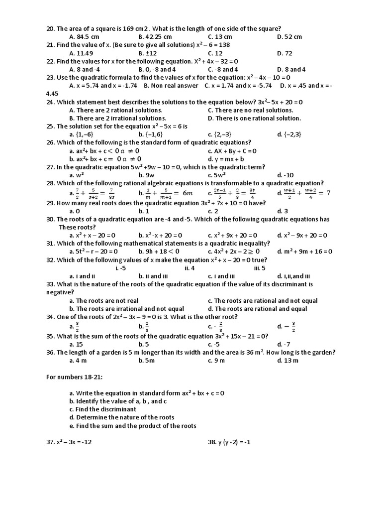 Math 9 | PDF