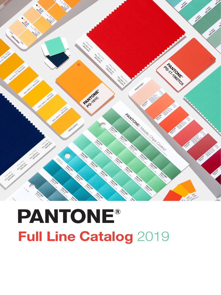 PANTONE Full Line Color Standards Tools Catalog 2019 PDF | PDF | Color ...