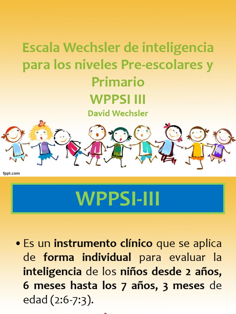 Wppsi (B) | PDF