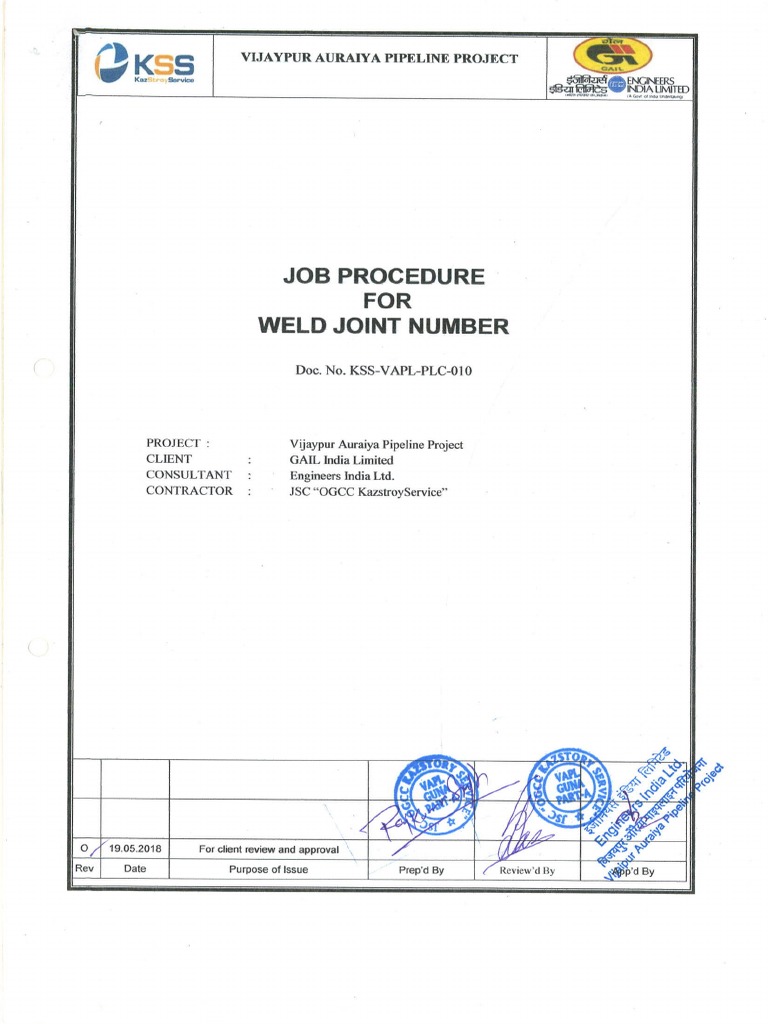 Weld Joint Numbering | PDF