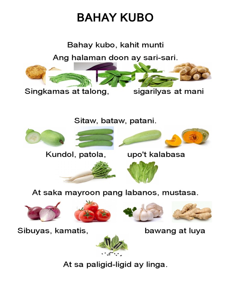 Bahay Kubo | PDF