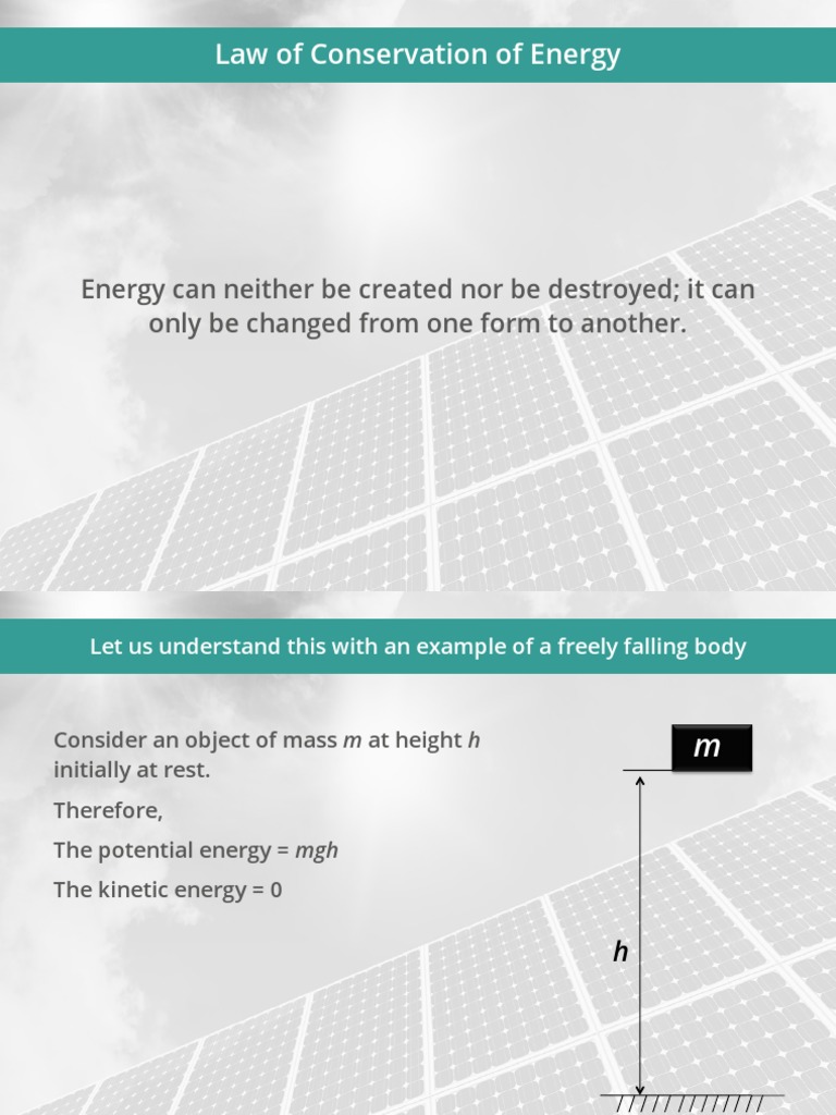 Law of Conservation of Energy Explained | PDF