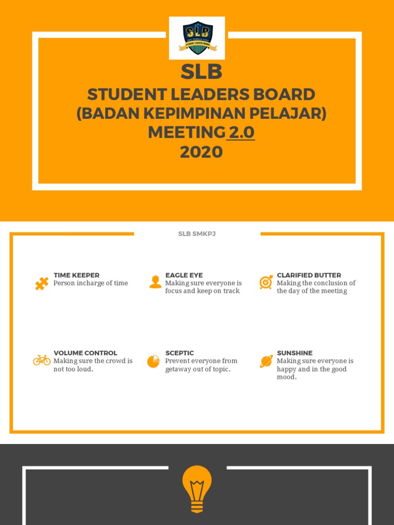 SLB Meeting 2 2020 | PDF | Career & Growth