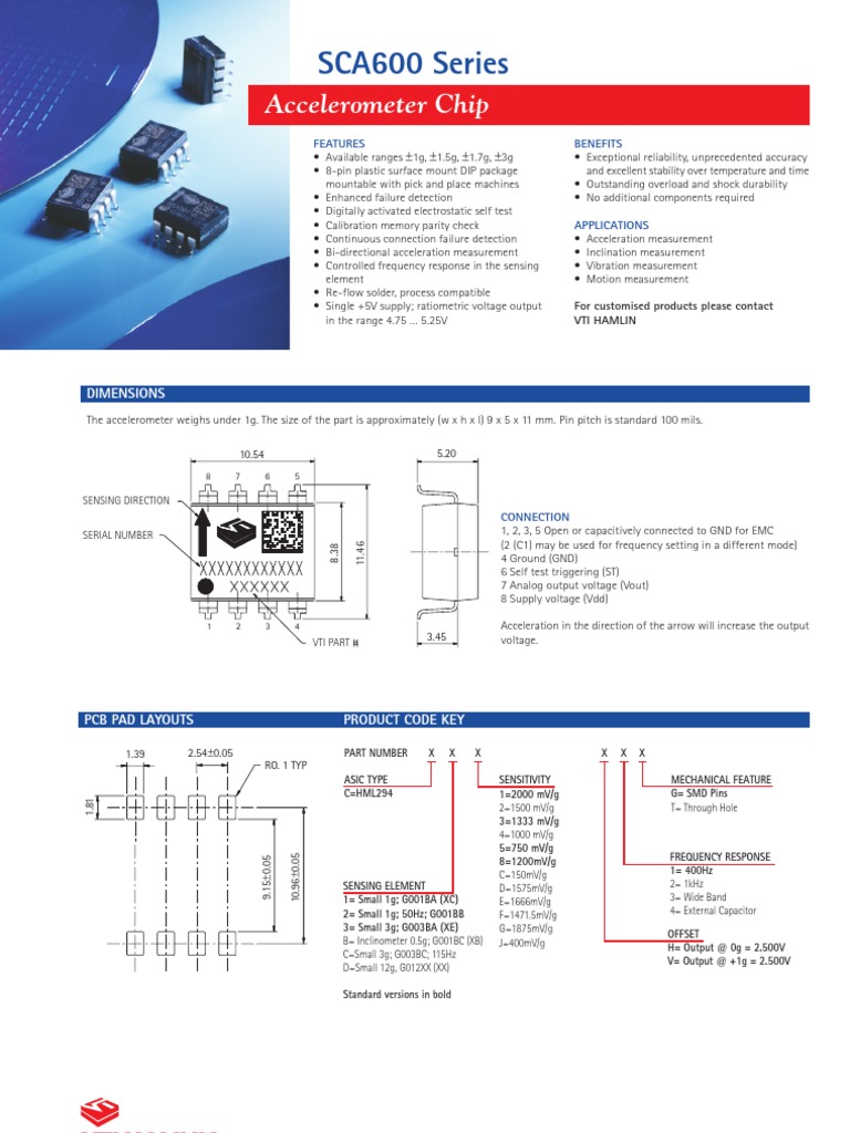 Accelerometer | PDF | Accelerometer | Capacitor