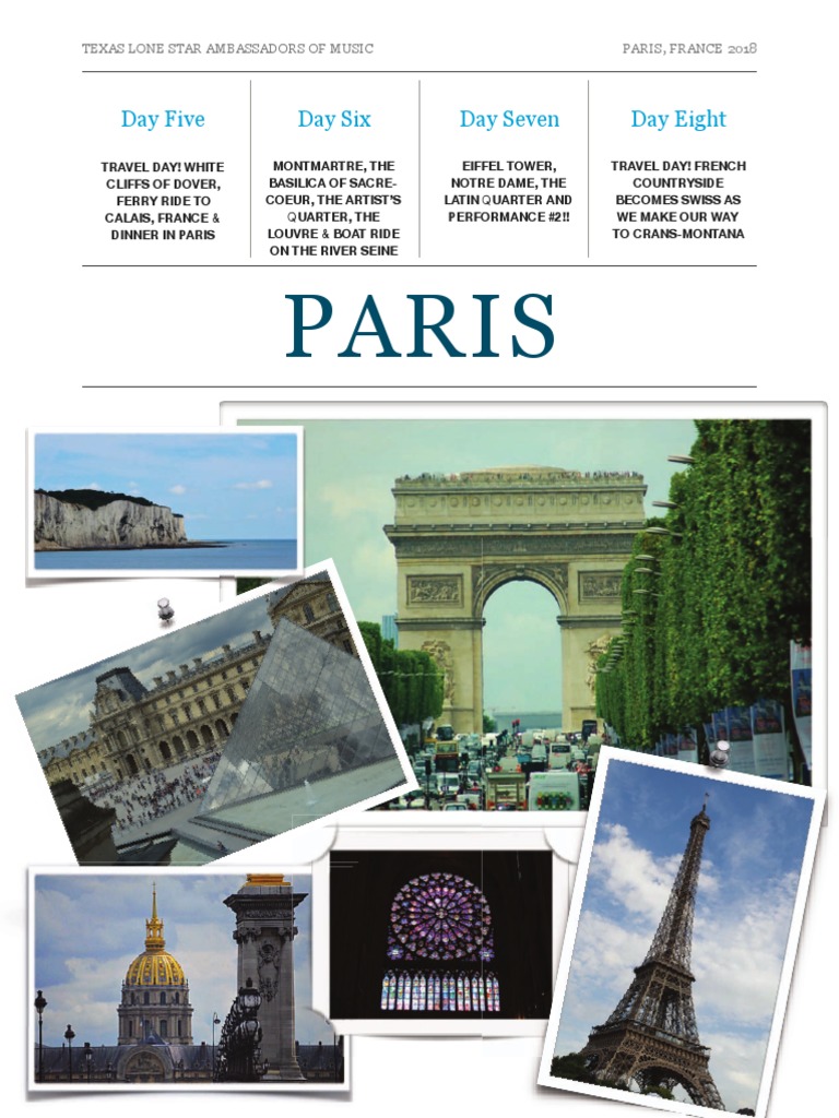 Paris Brochure 2018 PDF | PDF | Travel