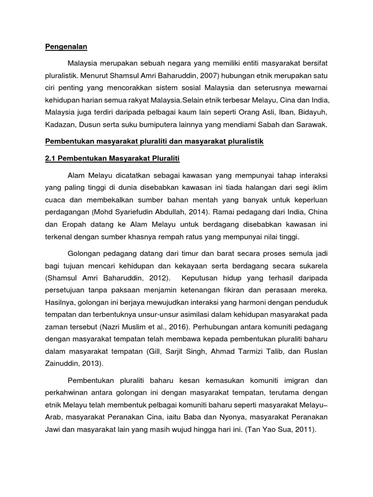 Menurut Shamsul Amri Baharuddin | PDF