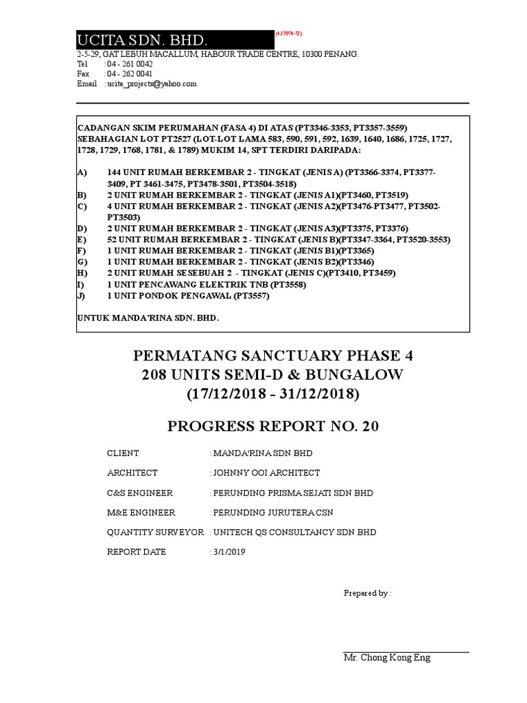 Progress Report 20 | PDF