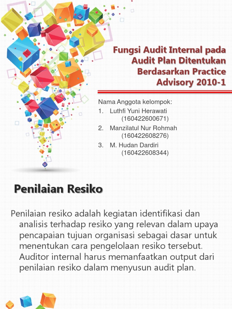 Audit Internal Berbasis Risiko | PDF