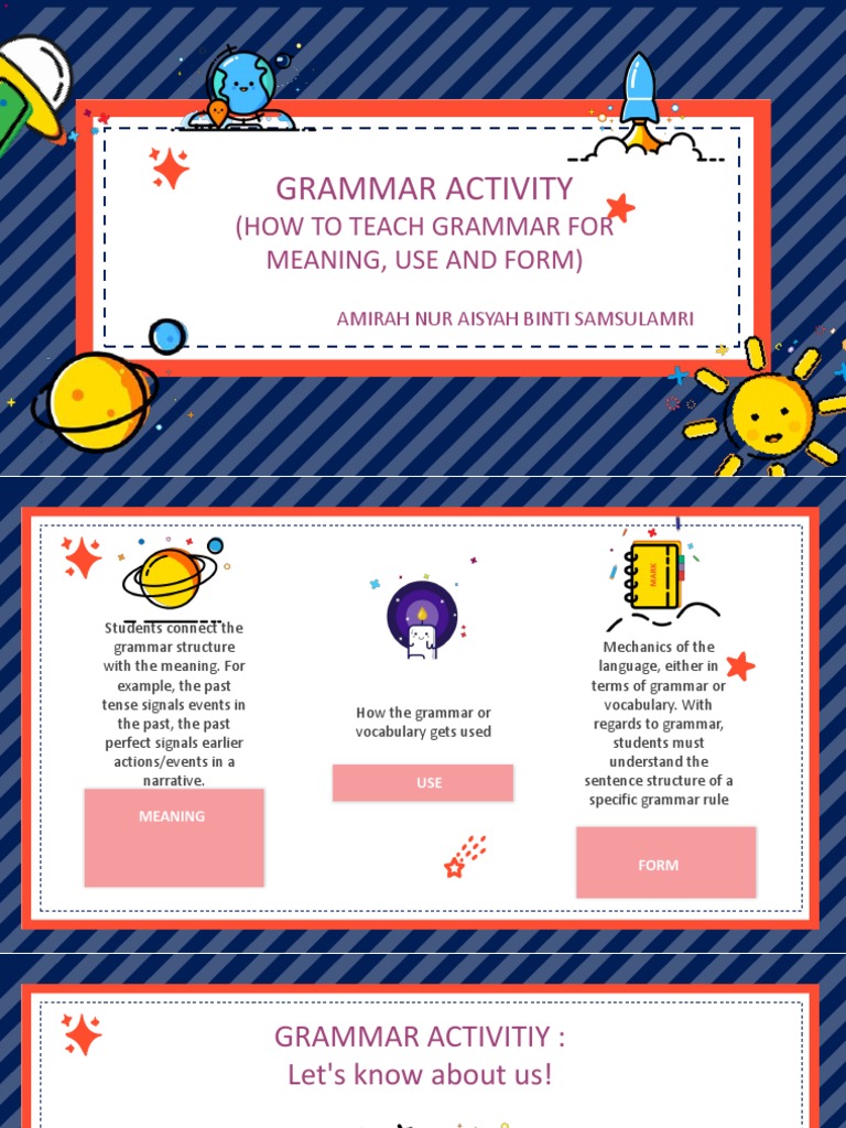 Grammar Activity | PDF