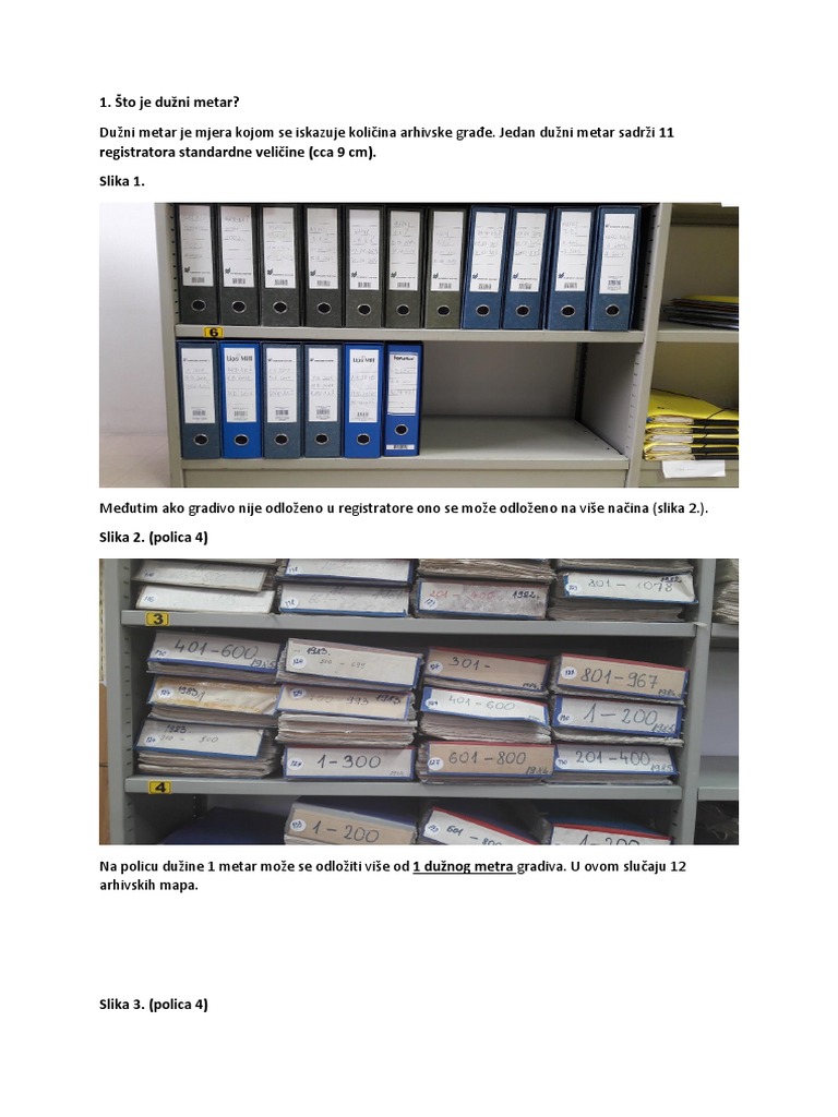 Što Je To Dužni Metar | PDF