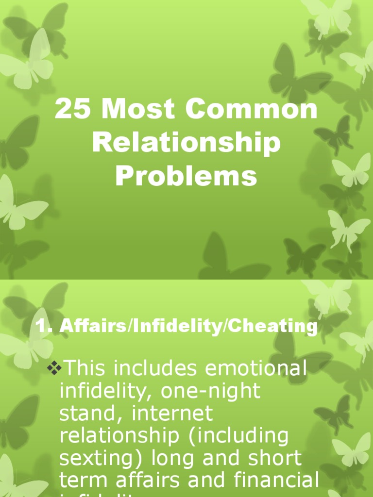 25 Most Common Relationship Problem | PDF | Wellness | Lifestyle