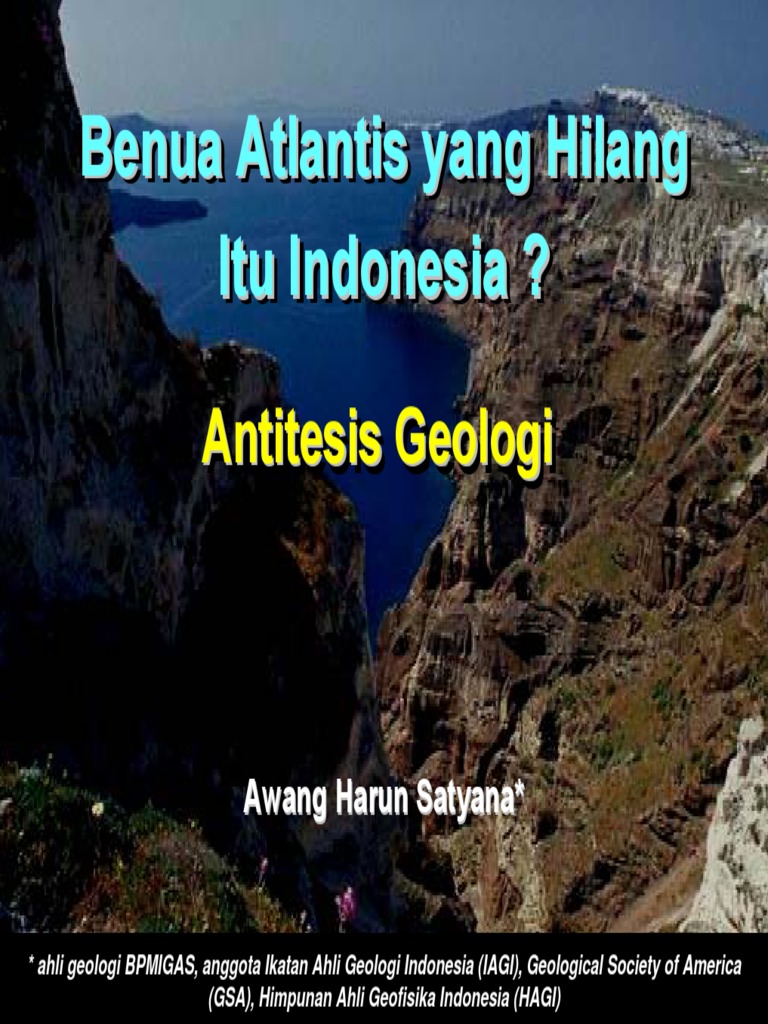 Benua Atlantis Yang Hilang Itu Indonesia | PDF | Sains & Matematika