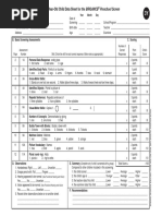 Kindergarten Data Sheet For The BRIGANCE | PDF | Cognition | Cognitive ...