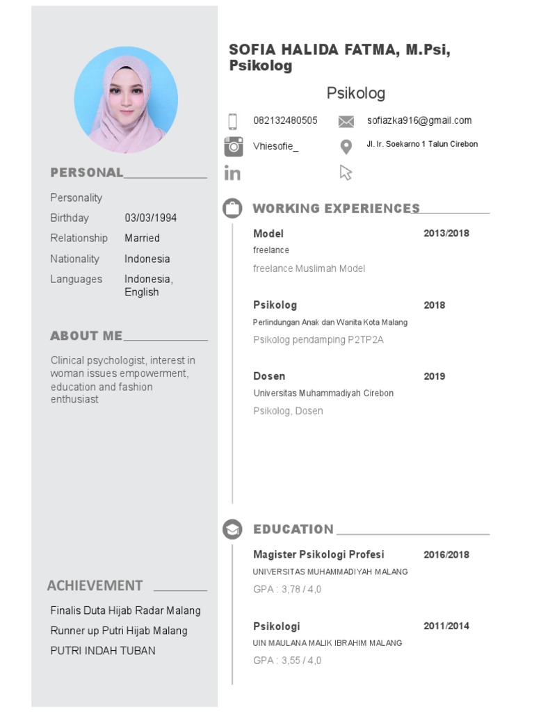 CV Sofia PDF | PDF | Career & Growth | Self-Improvement