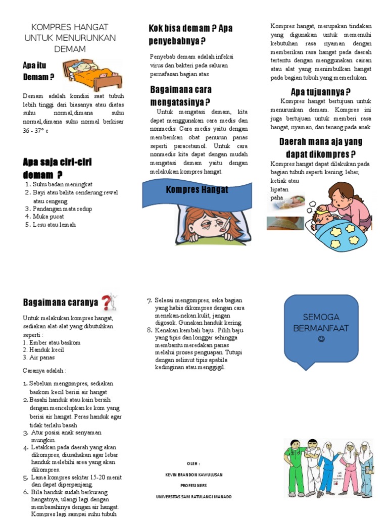 Leaflet Kompres Hangat | PDF