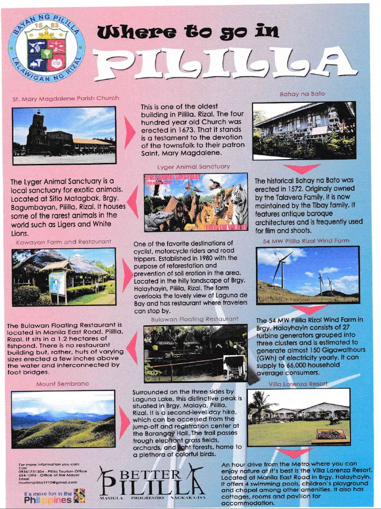 Where To Go Pilila Updated 1 | PDF