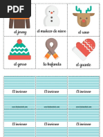 Christmas Spot It Game Vocab | PDF