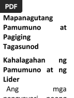 Leadership Filipino | PDF